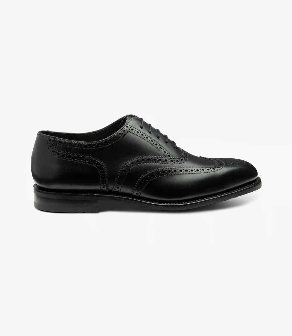 Buckingham Black Oxford Brogue – Loake Shoes Australasia